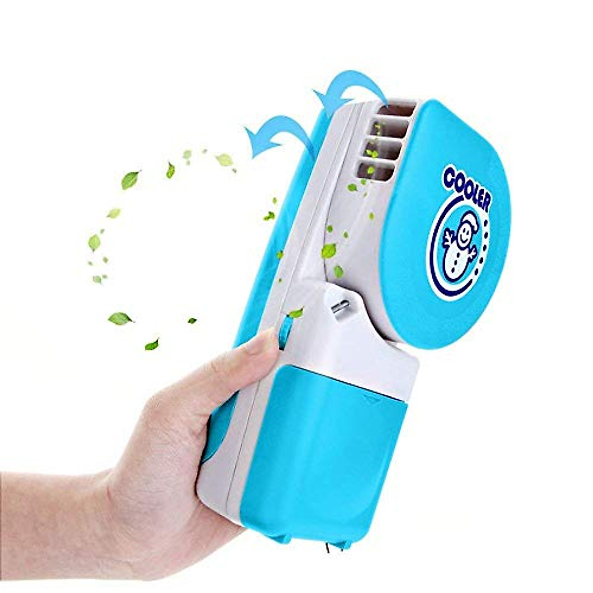 LOHOME Mini Air Conditioner Fan Handheld Personal Fan Bladeless Cooling Fan Portable Electric Fan for Home Travel