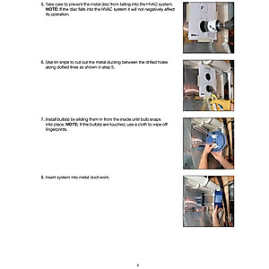 OdorStop OS36PRO1 UV Air Purifier - 36 Watt System with Energy Saving Airflow Sensor and 16” Bulb (OS36PRO1 w/Air Flow Sensor, 16” Bulbs)