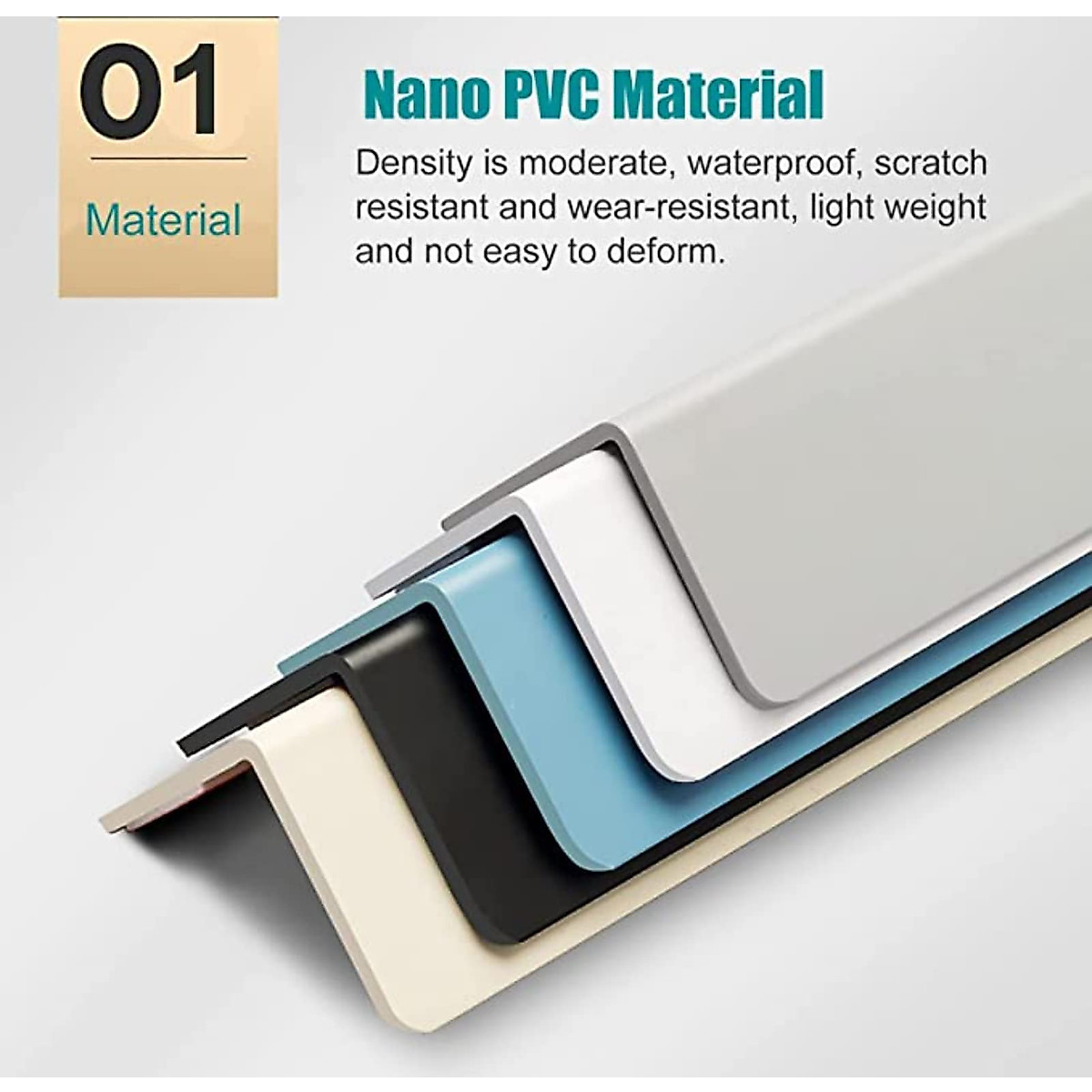 Flexible Furniture Edge Trim，Self Adhesive Wall Corner Edge Banding, PVC Edge Protector, Safety Edge & Corner Guards for Restoration Table, Wall，Cabinets, Chairs, Shelves，0.98" Wide ( Color : Walnut c