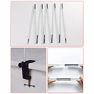 YALLOVE Table Balloon Arch Kit, 12FT Balloon Garland Stand for Party Decoration