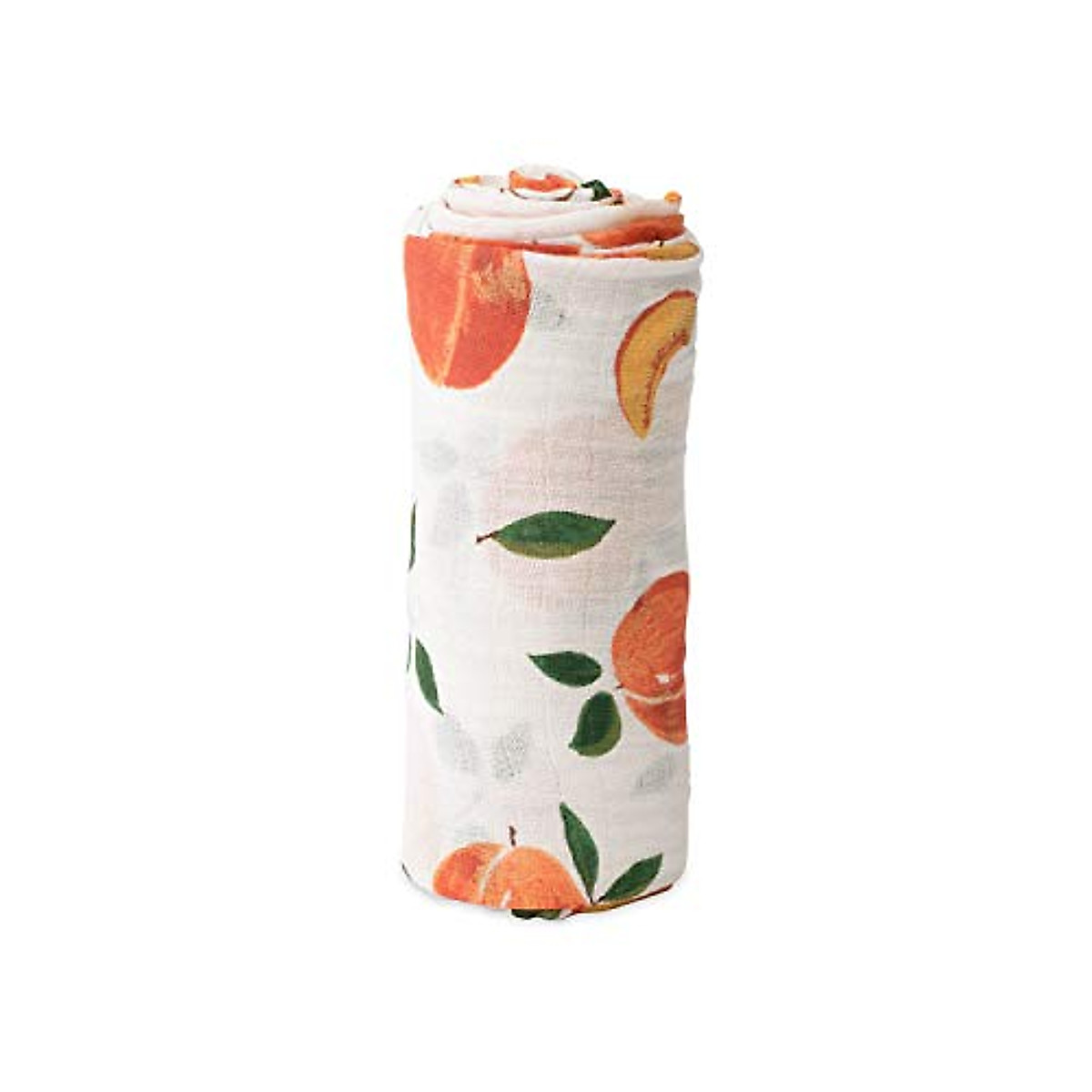 Red Rover Kids Cotton Muslin Swaddle - 47”x 47”- 100% Cotton – Machine Washable – Softer with Every Wash – Playful Designs -Soft, Breathable & Lightweight – Unisex (Peachy)
