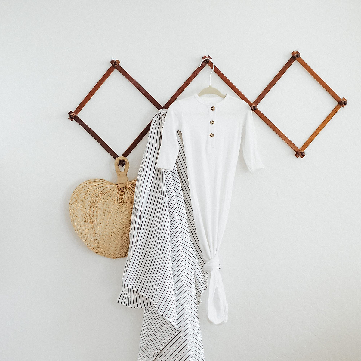 Sunshine & Poppy Muslin Swaddle Blankets for Baby Boys or Girls - Stretchy Swaddle Blankets - Gender Neutral 3 Pack - Baby Registry or Baby Shower Newborn Receiving Blankets (Mudcloth)