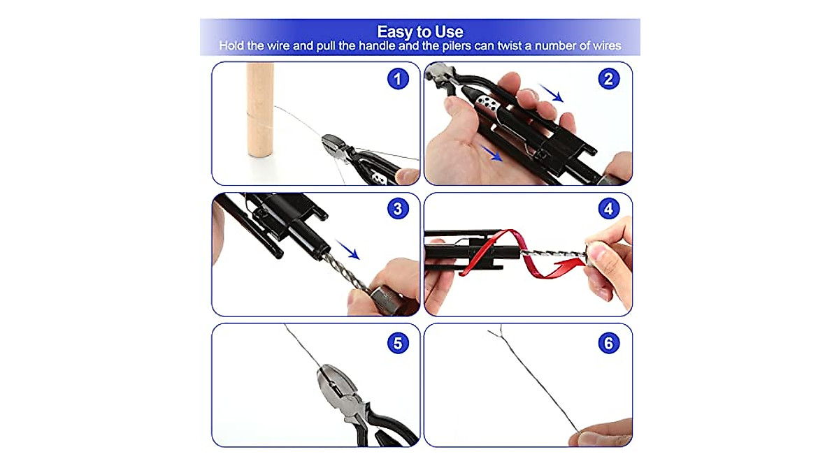 Acrux7 Safety Wire Twisting Pliers Set - 9 & 6 Inch