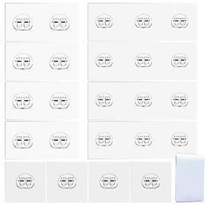 13 Pack Shower Caddy Adhesive Replacement, Shower Shelf Adhesive Replacement, Adhesive Shower Hooks, Strong Adhesive Wall Hooks Waterproof Adhesive Hooks for Shower Caddy, No Drilling