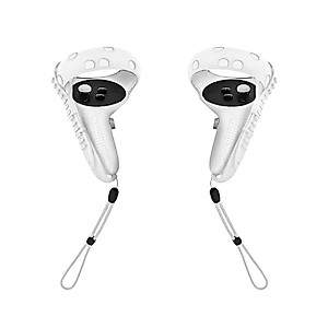 Saber Grips for Oculus Quest 2 Controllers (White)