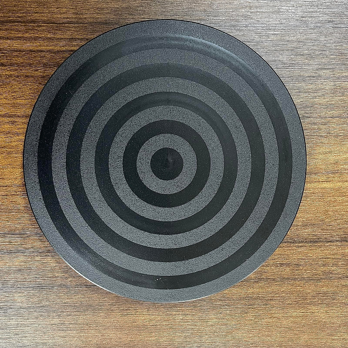 2 Pcs (8 Inch) Heavy Duty Rotating Swivel Stand - Lazy Susan with Steel Ball Bearings for Model Base/Rotating Plants/Crafts Stand Monitor/TV/Monitors/Potted Plants (360˚ Rotation)