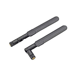4G LTE Antenna, RHsia [2 Pack] 3G 4G LTE Dipole Antenna Wide Band 9dbi 700-2700Mhz Omni Directional Antenna with SMA Male Connector for CPE Router,Access Point,Wireless Rang Extender,IP Camera More