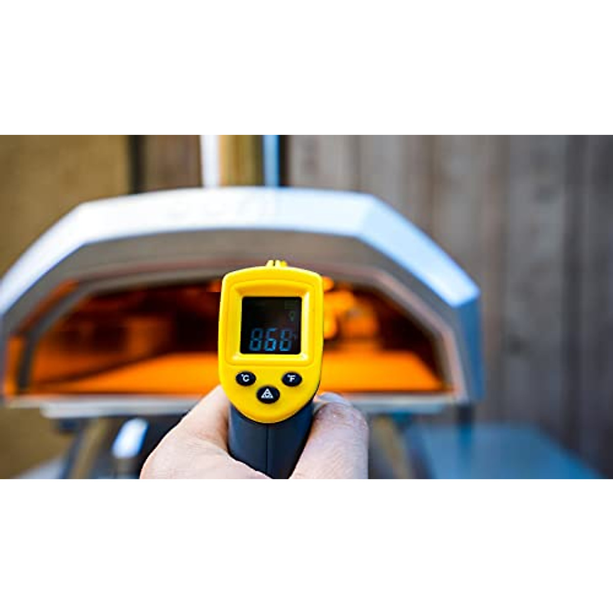 ooni Infrared Thermometer Gun - Digital Laser Thermometer - Pizza Oven Thermometer, Instant Read IR Thermometer, Pizza Oven Accessories