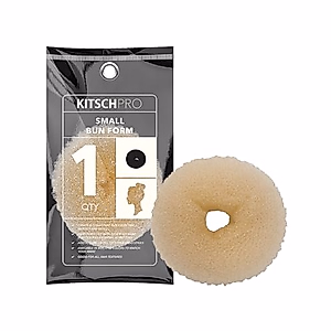 Kitsch Hair Magic Bun Maker for Kids - Small Donut for All Hair Types | Sock for Ballet Buns | 1pc (Blonde)