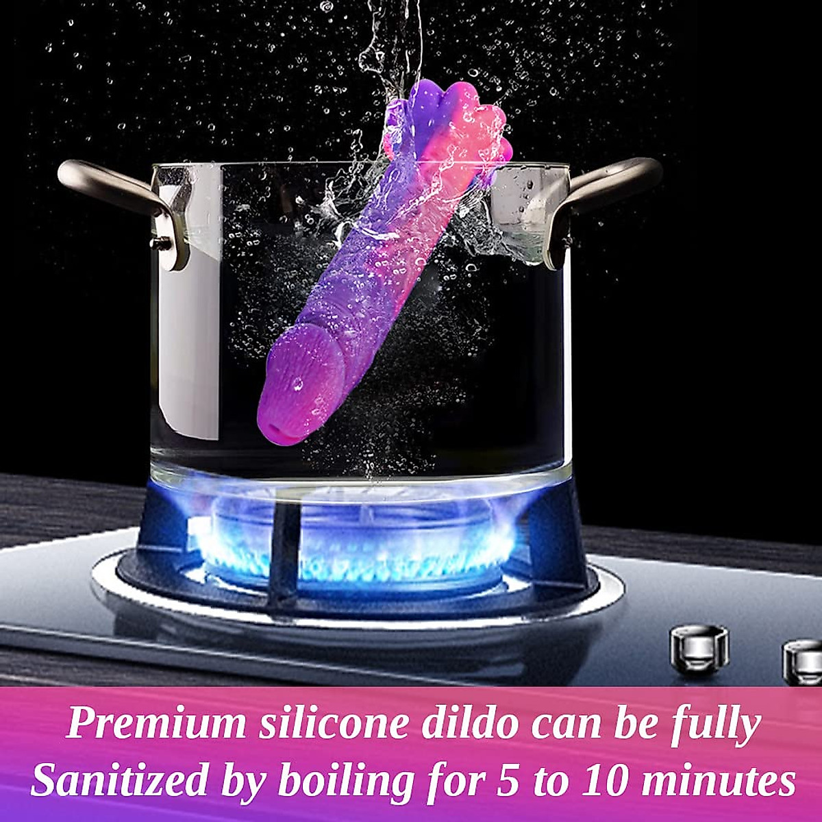 5.1 Inch Silicone Realistic Small Dildo,Beginner Cute Anal Plug,Thin Dildo with Suction Cup, Slim Toy Women Men Couples Lifelike Skinny Fake Penis