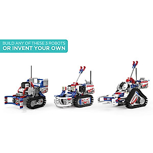 UBTECH JIMU Robot Competitive Series: Champbot Kit/ App-Enabled Building & Coding STEM Robot Kit (522 Pcs) from Robotics , Blue