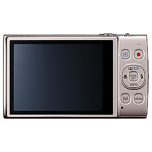 Canon PowerShot IXY 650 (ELPH 360) HS Digital Camera (Silver) + 128GB Extreme PRO Memory + Case, Grip, Software Pack (Essential Bundle) (Renewed), Black