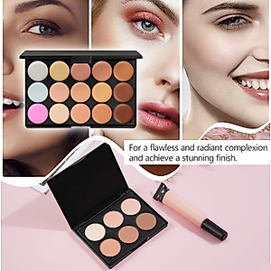 Makeup Kit For Girls Gift, Make up Kit For Women Full Kit Includes Sponge Eyeshadow Liquid Lipstick Concealer Eyeliner Eyebrow Makeup Bag