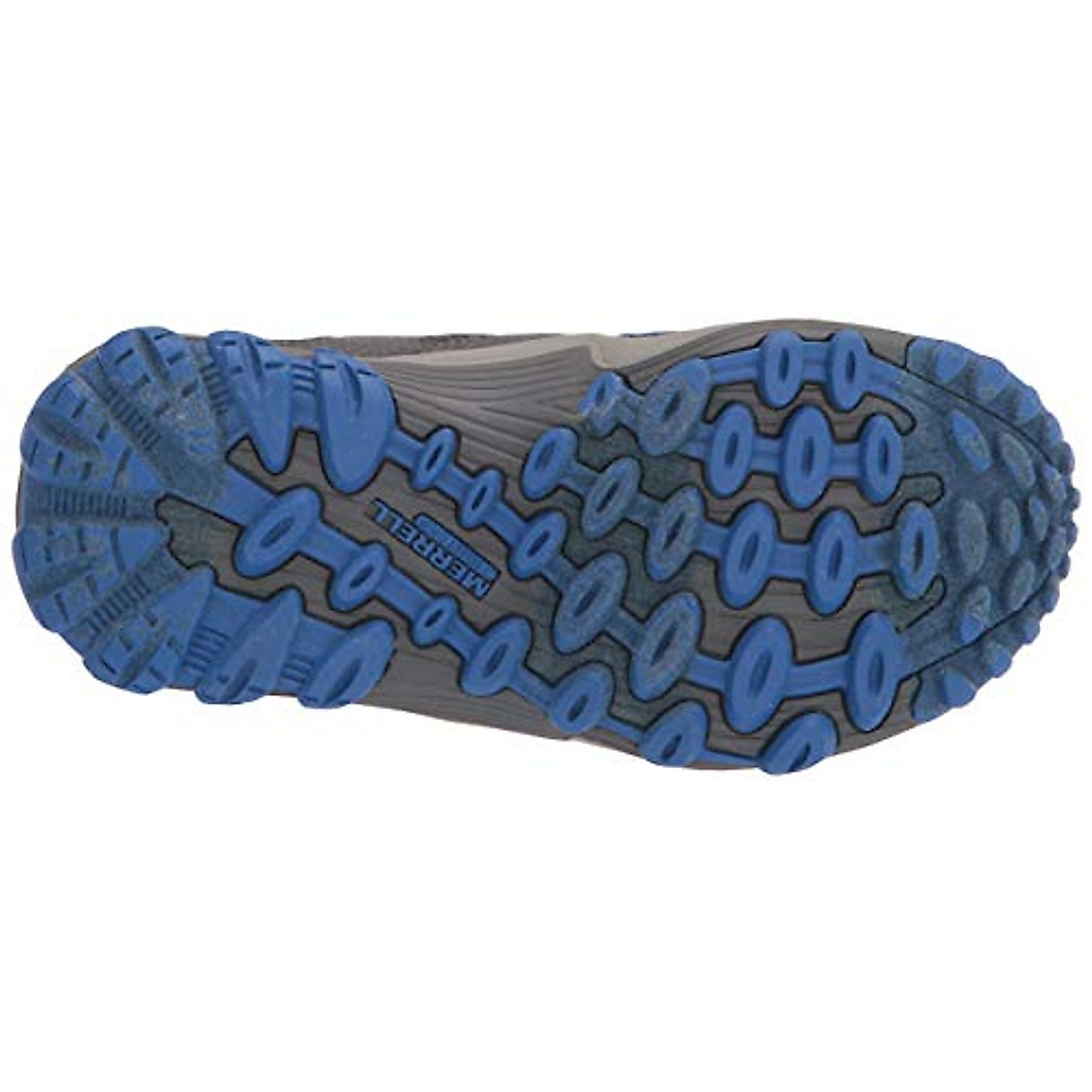 Merrell Chameleon 7 Access MID WTRPF Hiking Boot, Grey/Blue, 3 US Unisex Little Kid