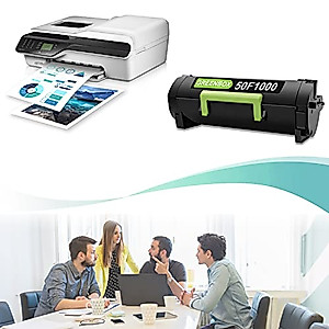 GREENBOX Remanufactured 501 50F1000 High-Yield Toner Cartridge Replacement for Lexmark 501 50F1000 50F000G 500G for MS610dn MS510dn MS415dn MS610de MS310d MS312dn Printers (1,500 Pages, 1 Black)