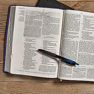 CSB Tony Evans Study Bible, Purple LeatherTouch, Indexed, Black Letter, Study Notes and Commentary, Articles, Videos, Charts, Easy-to-Read Bible Serif Type