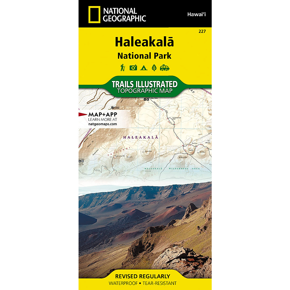 Haleakala National Park Map (National Geographic Trails Illustrated Map, 227)