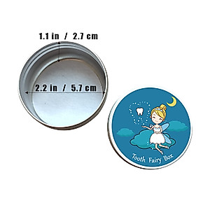 Zhuper Tooth Fairy Box for Boys and Girls, Baby Tooth Box for Under Tooth Fairy Pillow, Lost Baby Teeth Holder, Kids Toothfairy Keepsake Organizer