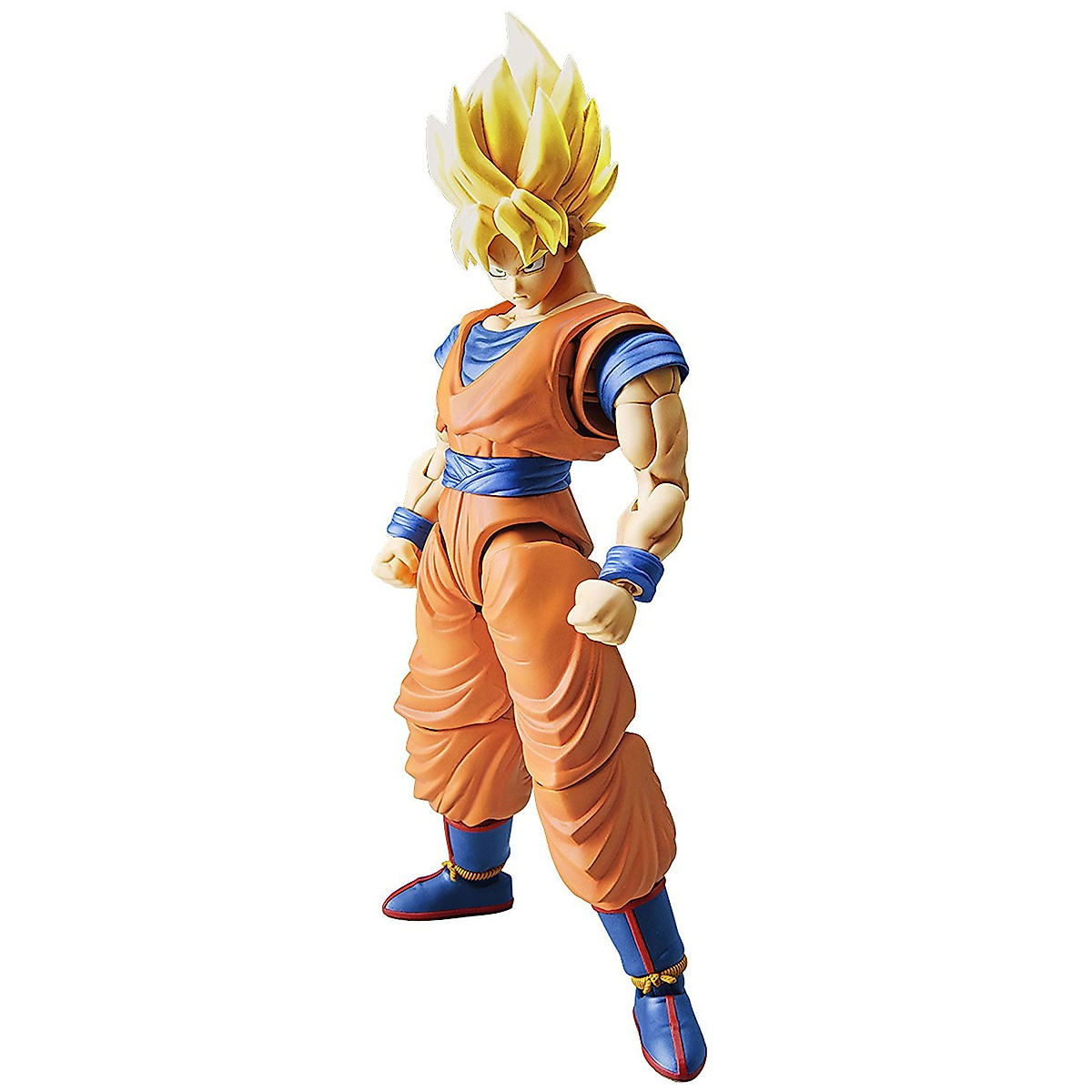 Bandai Spirits Figure-Rise Standard Super Saiyan Son Goku (New Pkg Ver) Dragon Ball Z, Multicolor