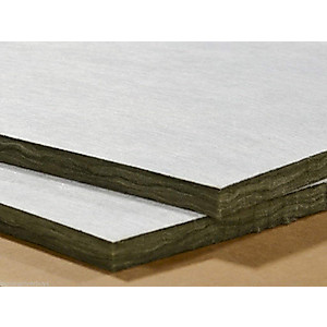 Soundsulate Sound Absorbing Acoustical White/Light Gray Ceiling Tiles, Three Sizes