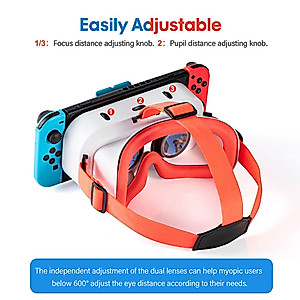 Ferbao VR Glasses/VR Headset for Nintendo Switch OLED/for Nintendo Switch