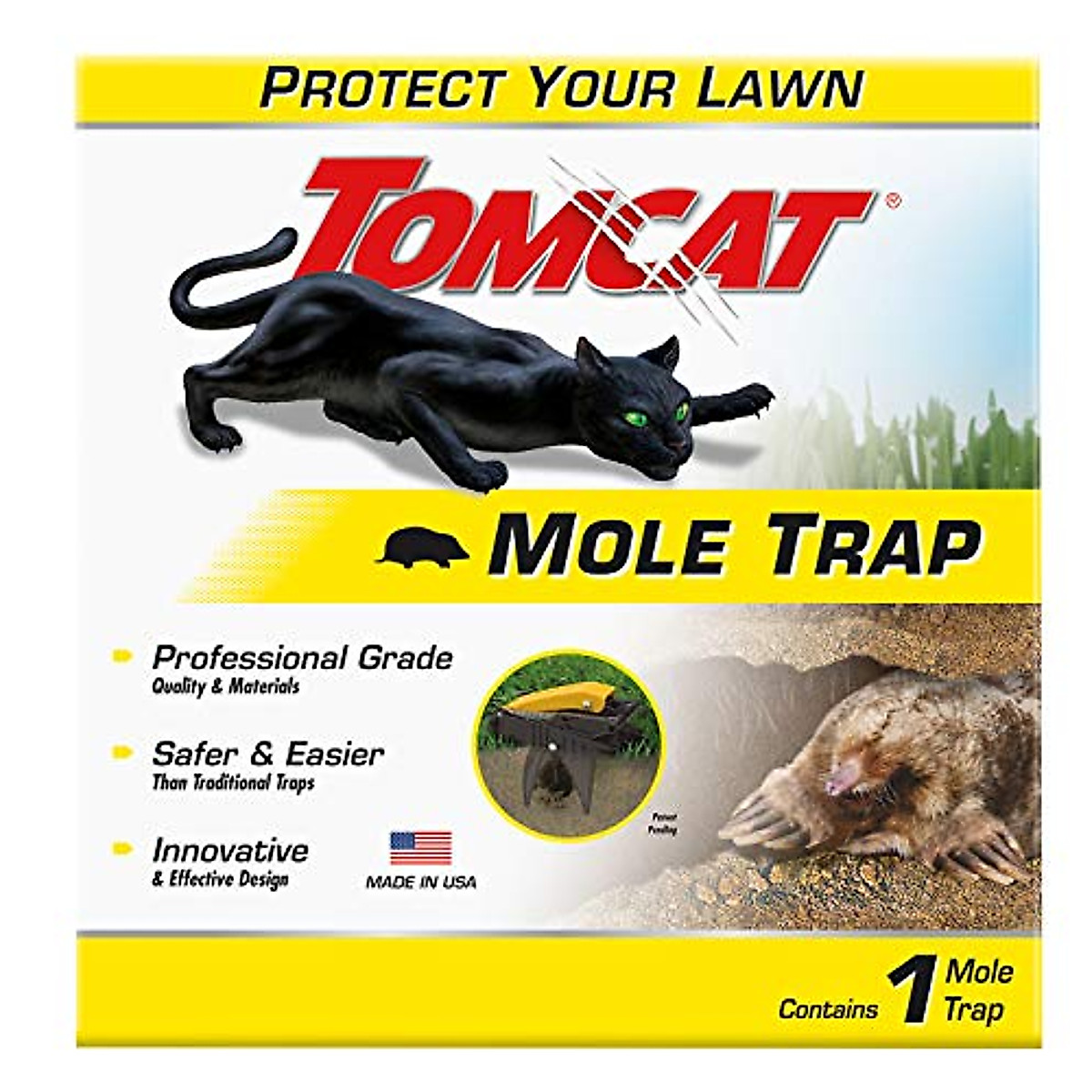 Tomcat 0363210 Mole Trap Innovative and Effective Design, Granules, Brown