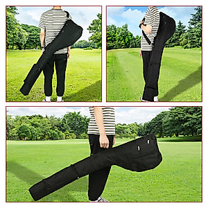 Number-one Golf Club Bag, Portable Foldable Golf Club Travel Bag for 8-10 Golf Clubs, Waterproof Mini Carry Golf Bags for Women, Men