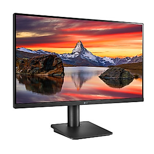 LG 27MP450-B Monitor 27'' Full HD (1920 x 1080) IPS Display, 3-Side Virtually Borderless Design, AMD FreeSync, 5ms GtG Response Time, Reader Mode, OnScreen Control with Screen Split (Renewed), Black