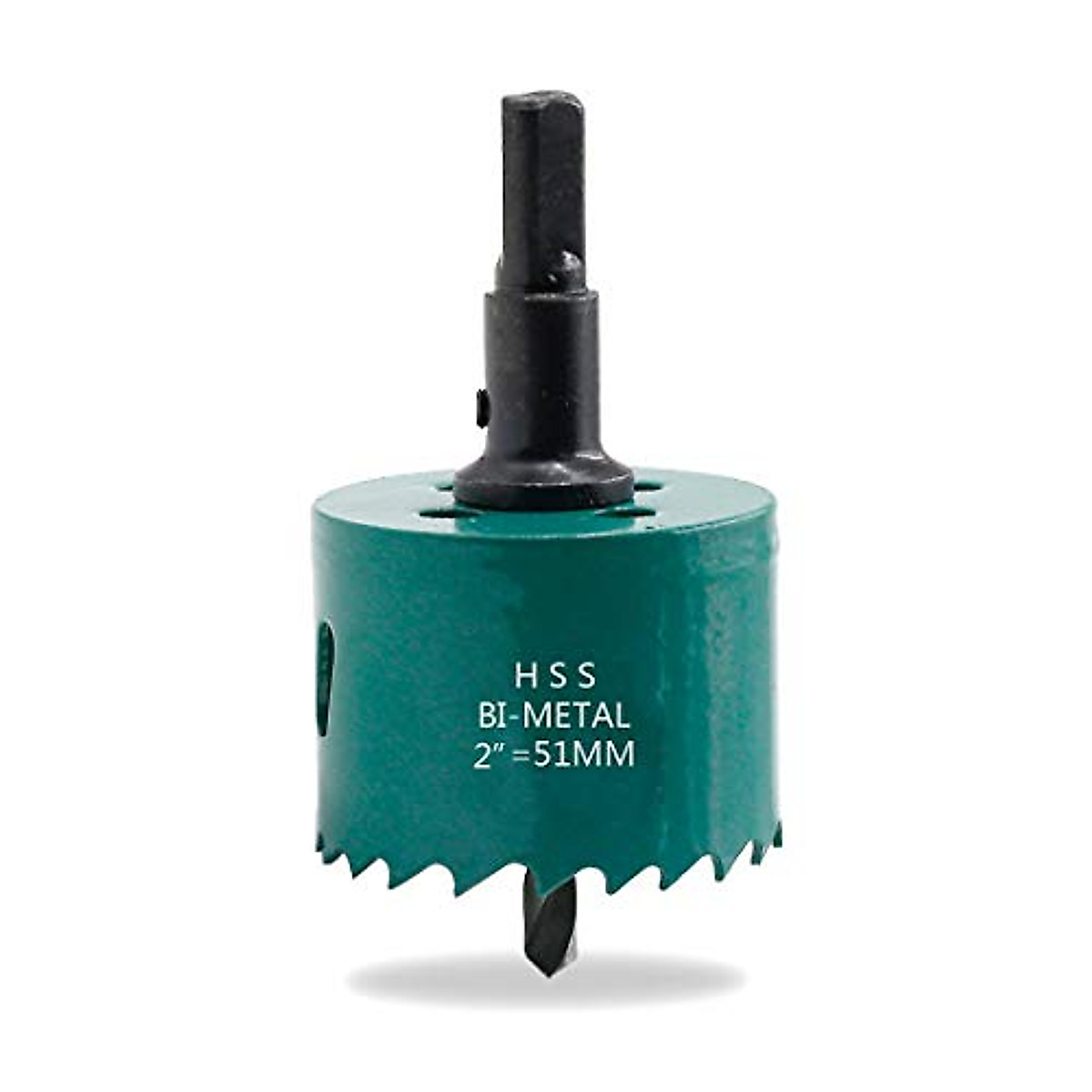 Qjaiune 51mm/2" Hole Saw BI-Metal Heavy Duty Hole Cutter for Wood Cornhole Boards Plastic Drywall Fiberboard