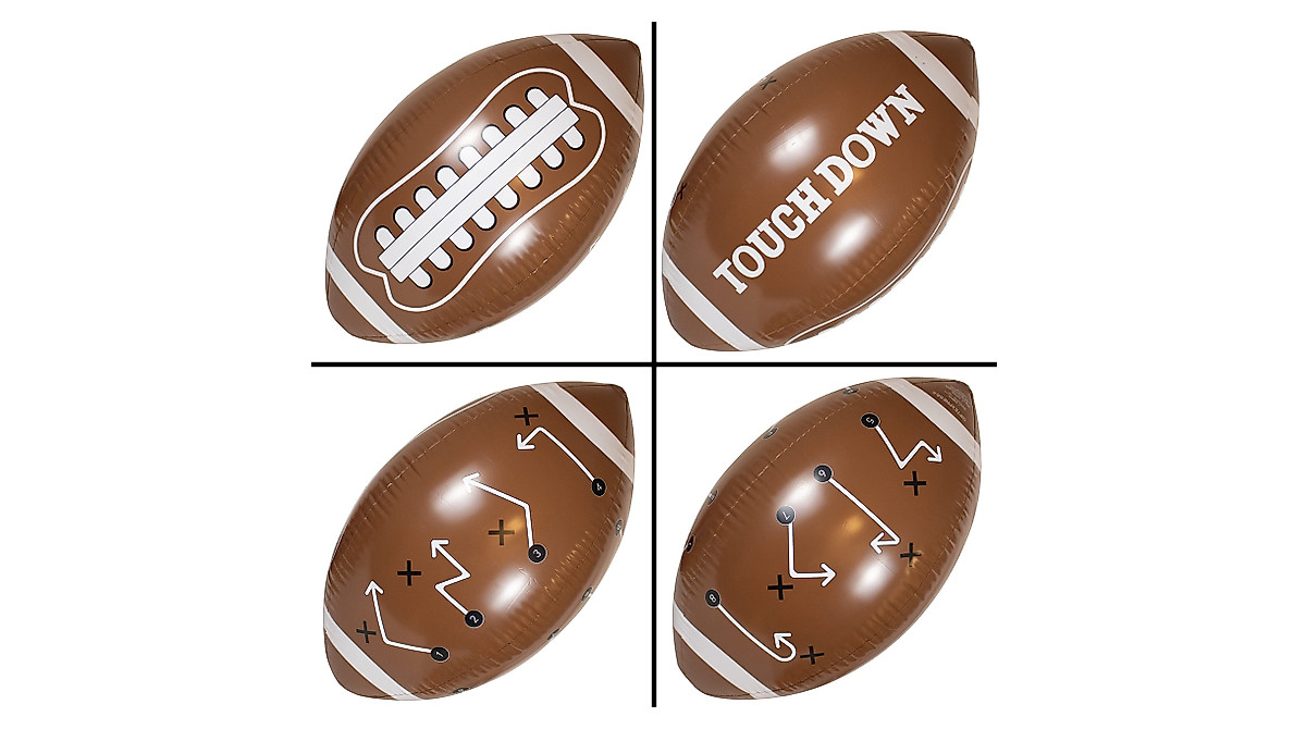 Giant Inflatable Football with Tee Set for Gameday & Parties