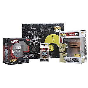 Tim Burton's Nightmare Before Christmas DVD & Exclusive Funko Pop! Figures Bundle