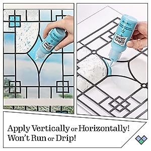 Gallery Glass, Floral Stained Kit, Glass Paint Set for DIY Arts and Crafts, Perfect for Beginners and Artists, 1 Count (Pack of 6)