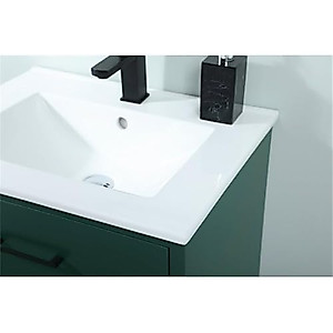 Elegant Kitchen and Bath 24 inch Bathroom Vanity Cabinet - Green