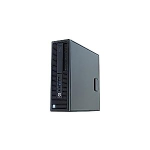 HP EliteDesk 800 G2 SFF Desktop Computer PC, Intel Core i5 6500 3.4Ghz, 32GB DDR4 RAM, 512GB SSD, Keyboard and Mouse, WiFi, Bluetooth Windows 10 (Renewed), Black