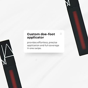 Nars Powermatte Liquid Lip Pigment Lipstick - Don't Stop, Geranium - Weightless, Smudge-Resistant, Long-Lasting, Full Coverage