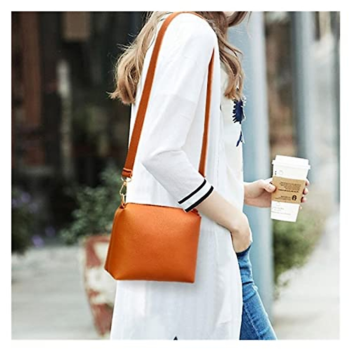 Women Fashion Handbags Tote bag for women Wallet Tote Bag Shoulder Bag Top Handle Satchel Purse handbags Set 4pcs (Color : Auburn)