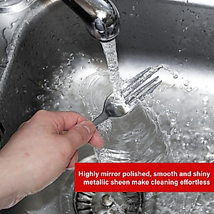 Chazcool Extendable Fork, Telescoping Fork, Extended Fork, Stainless Steel Retractable Fork, Fork Extender Long Fork, Extending Fork for Eating Dinner Fruit Dessert BBQ 8.7 to 25.4 Inch (1 pcs)