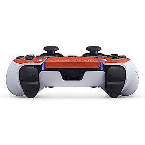 Skinit Gaming Decal Skin Compatible with PS5 DualSense Edge Pro Controller - Officially Licensed Syracuse S Orange Design