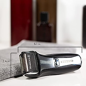 Remington Foil Shaver, Electric Razor for Men, Cordless Rechargeable with Pop Up Trimmer, Pivot & FlexFoil Technology, Lightweight Handheld Design, Black