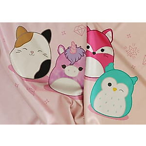 Squishmallows Bedding Silky Satin Standard Beauty Pillowcase Cover 20x30 for Hair and Skin, by Franco