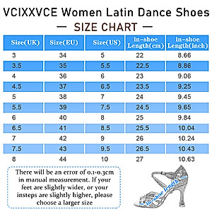 VCIXXVCE Women's Ankle Latin Dance Boots Heels Open Toe Dancing Salsa Ballroom Booties Rubber Sole Nude,7.5 US