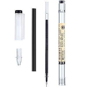 Chinco 0.35 mm Black Gel Ink Pen Extra-Fine Ballpoint Pen for Office School Stationery Supply (24 Pieces)