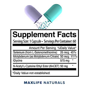 Neuro NACET - N-Acetyl Cysteine Ethyl Ester - 20x More Bioavailable Than NAC 1000mg - 10x Higher Glutathione Boost Over Liposomal Glutathione - NAC Ethyl Ester with Glycine, Selenium, Brain Support