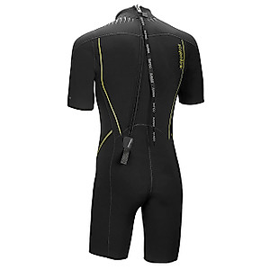 Rapido Boutique Collection Men's Equator Superior Flex Stretch Neoprene Wetsuit Shorty Scuba Snorkeling Surf Suit