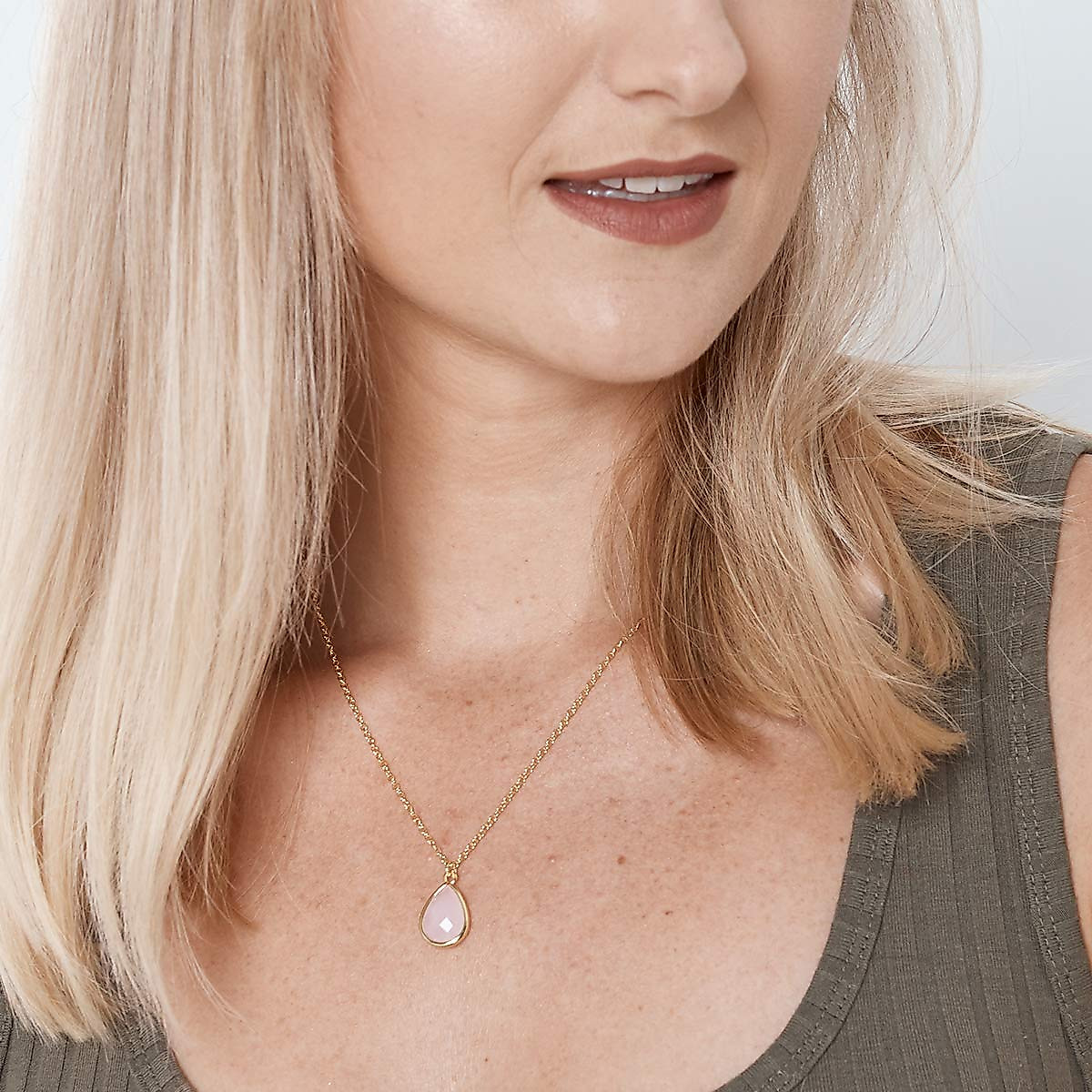 Dear Ava Grandma Necklace: Grandma Gift, Gift for Grandma, New Grandma to Be, Only The Best Moms are Upgraded to Grandma, Tourmaline Birthstone (Gold-Plated-Brass, NA)