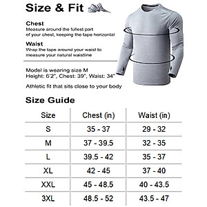 3 Pack: Men's Long Sleeve T Shirts, Dry Fit UV Sun Protection Outdoor Hiking Athletic Active Tops with Thumb Holes (Set 2, XX-Large)