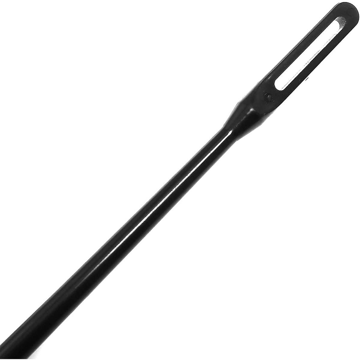 Flute Cleaning Rod with 3pcs Cleaning Swabs Flute Cleaning Kit Flute Cleaner Flute Polishing Cloth, Black