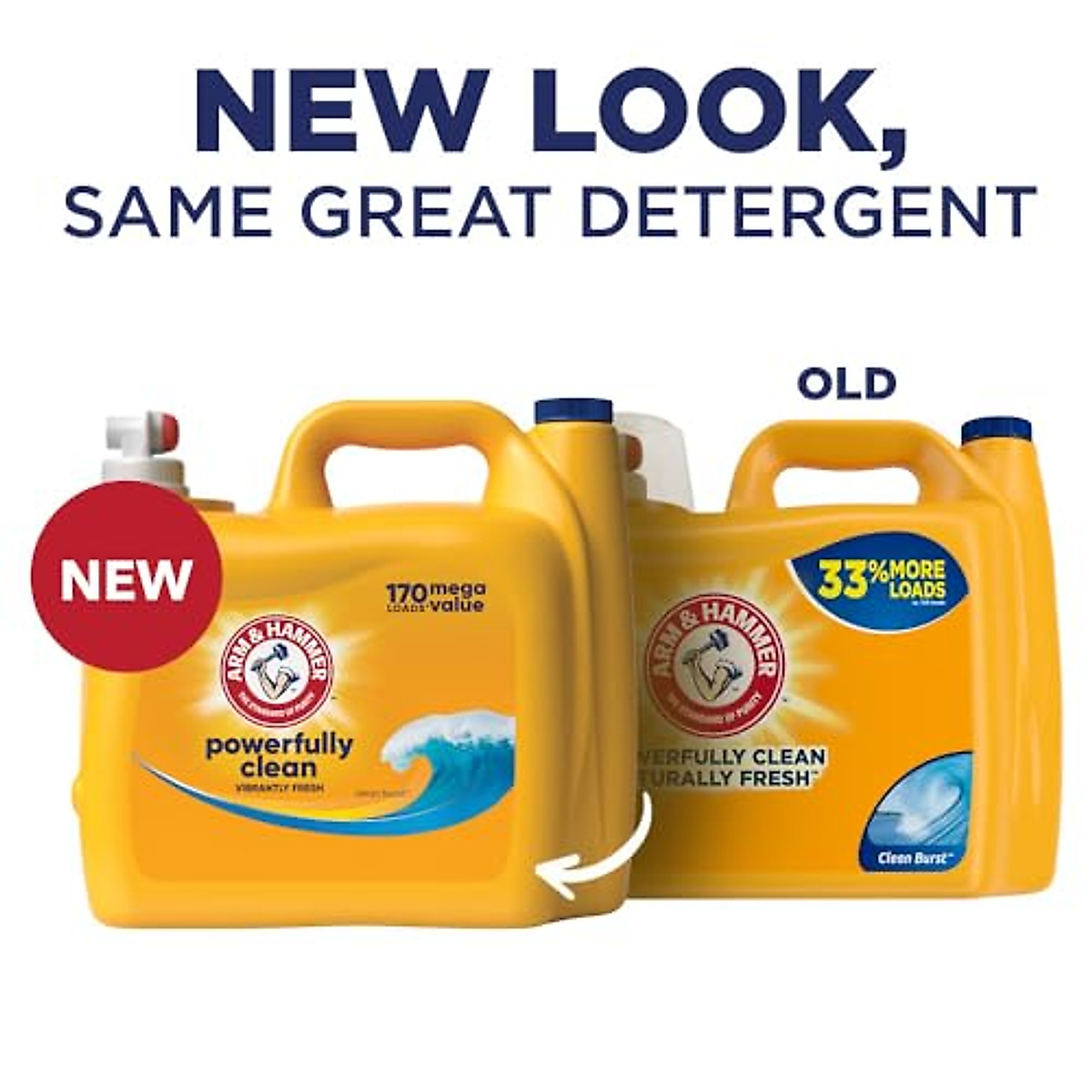 Arm & Hammer Clean Burst, 170 Loads Liquid Laundry Detergent, 170 Fl oz