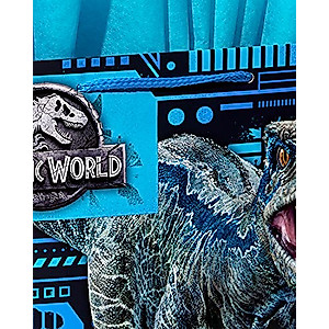 American Greetings 13" Large Birthday Gift Bag with Tissue Paper, Jurassic World (1 Bag, 6-Sheets)