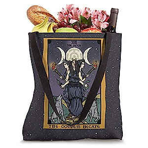 The Goddess Hecate Tarot Card Triple Moon Wiccan Pagan Witch Tote Bag